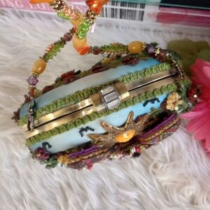 Mary Frances | Bags | Mary Frances Foot Prints Flip Flop Sunset ...